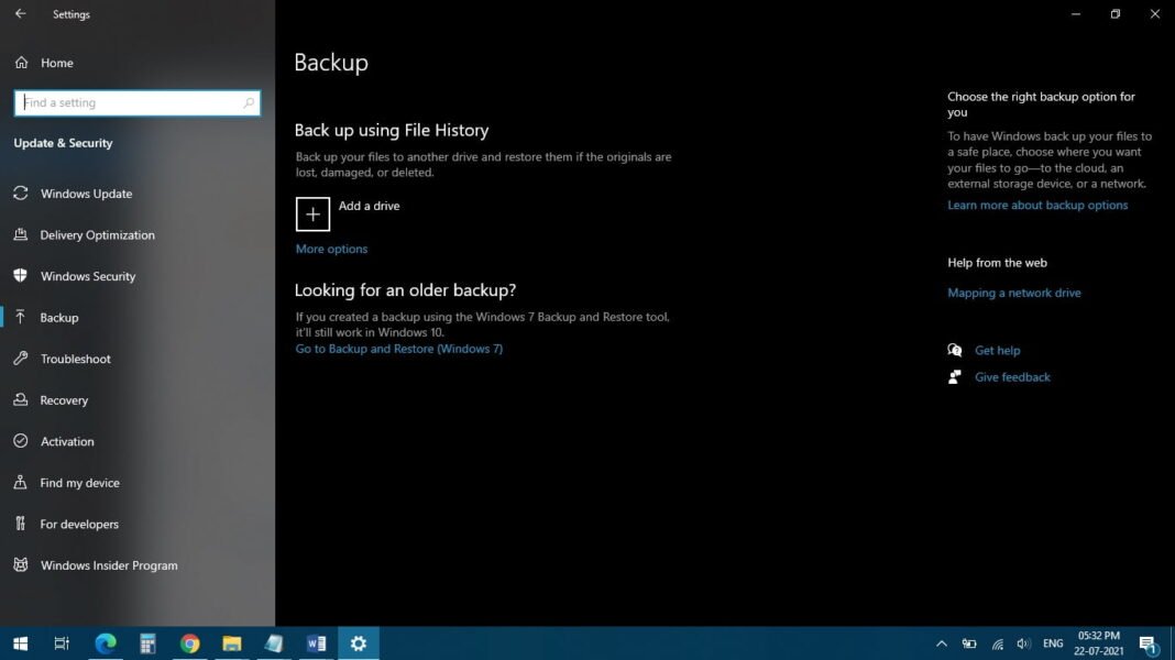 Guide to Backup Windows 10 PC to an External Hard Drive | InsideTechno