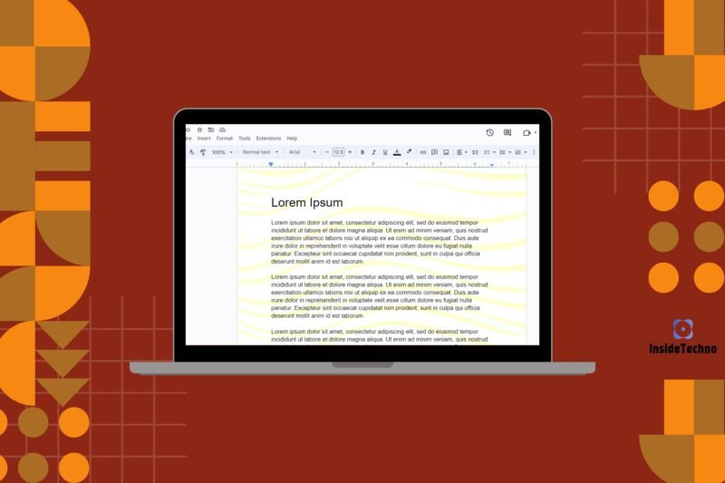 How to Put an Image as a Background in Google Docs | InsideTechno