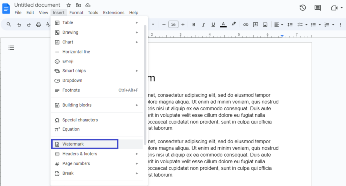How to Put an Image as a Background in Google Docs | InsideTechno